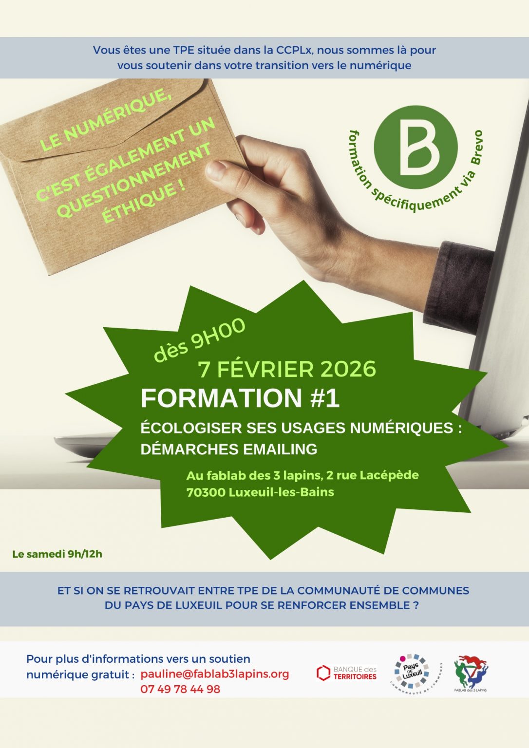 Formation transition numérique des TPE : Emailing – Communauté de ...